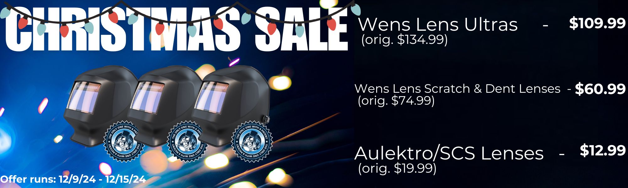 Wens Lens | Ultra Cool Blue Welding Lens | Made in the USA!